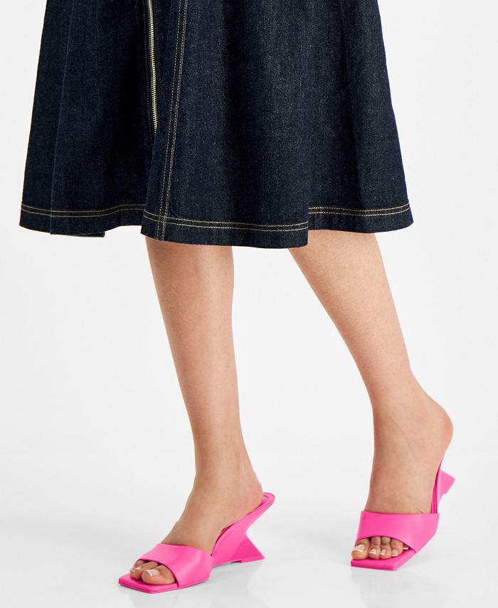 I.N.C. International Concepts Women's Patrise Wedge Slide Sandals ...