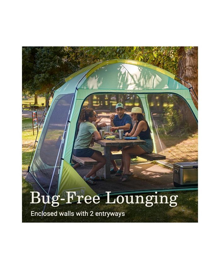 Coleman Skyshade 10 x 10 Screen Dome Canopy, Moss Green - Macy's