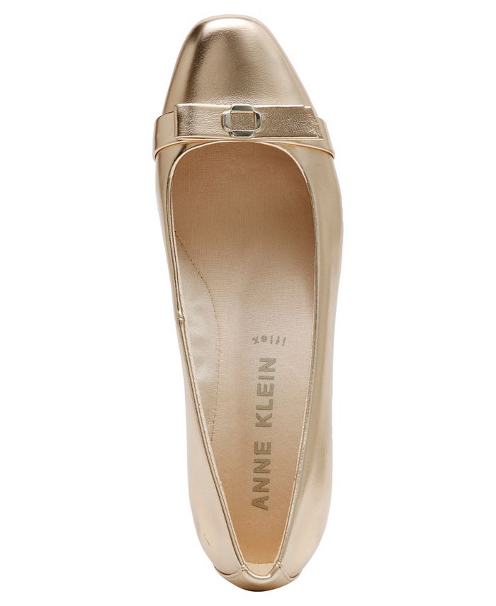 Anne Klein Women's Mesa Bow Detail Wedge Ballet Flats - Macy's