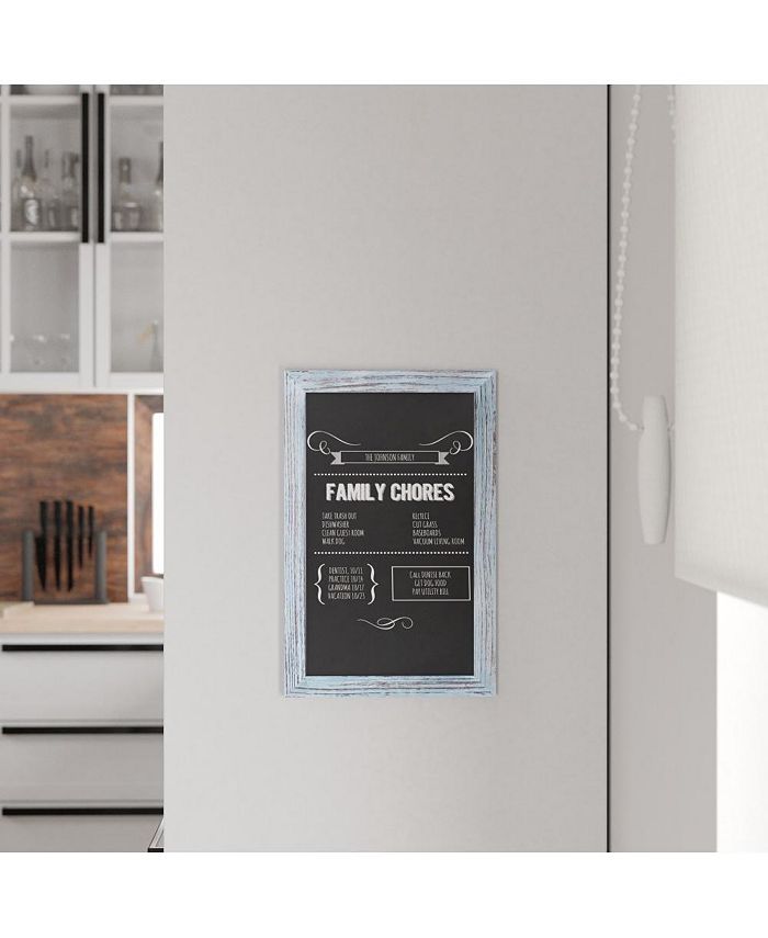 MERRICK LANE Magda Set Of 10 Wall Mount Magnetic Chalkboards - Macy's