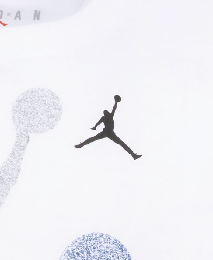 Jordan Little Boys Gradient Stacked Short Sleeve Tee - Macy's