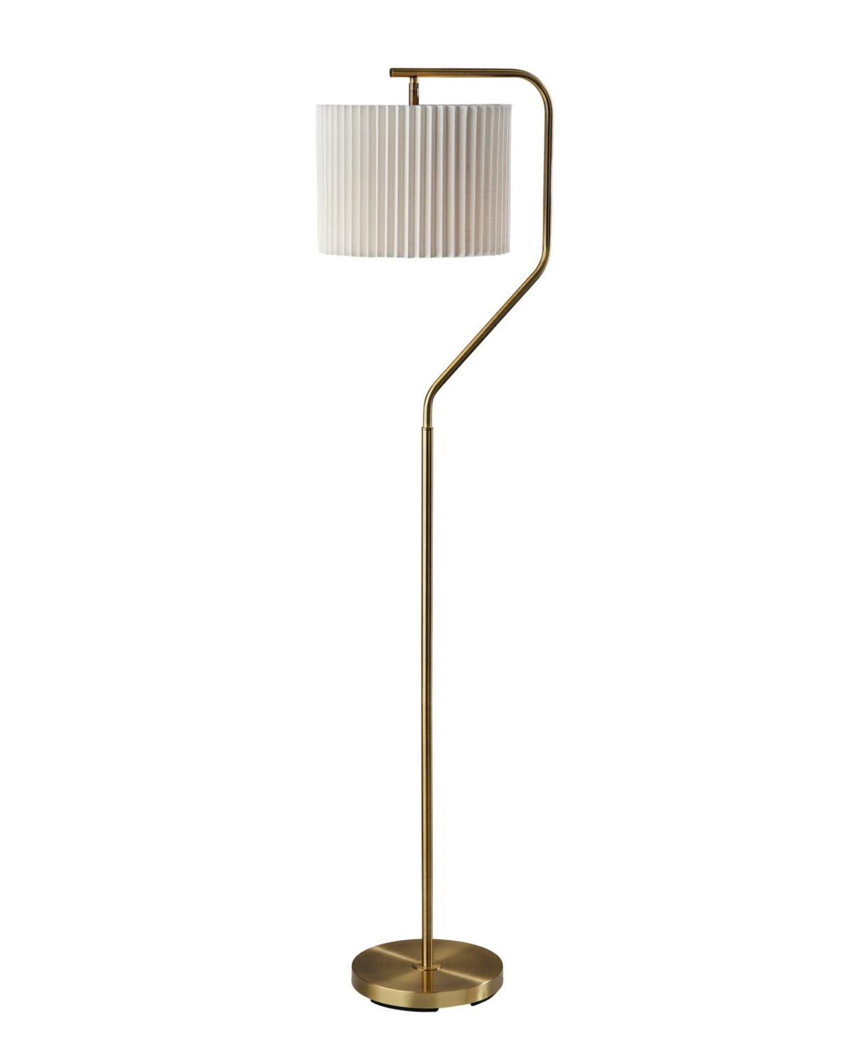 Click here for Adesso 60 Evan Floor Lamp - Antique-Like Brass prices