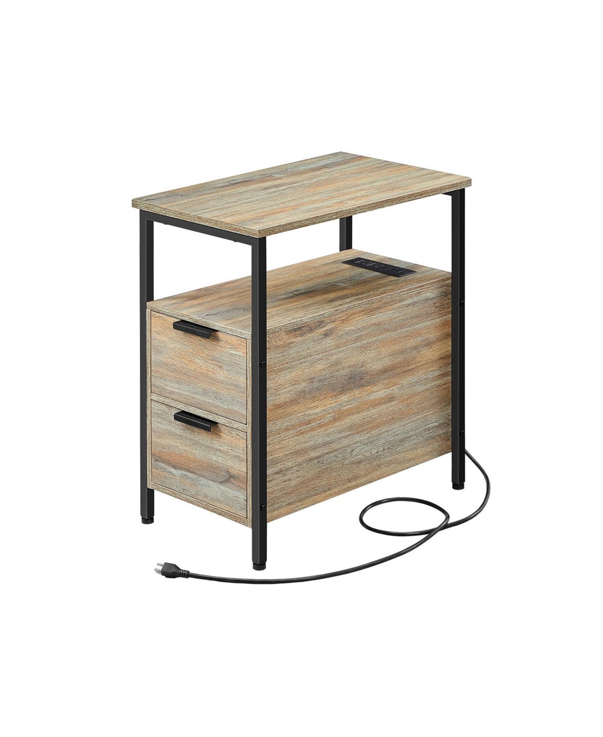 Click here for Narrow Nightstand Side Table With Usb Ports  Charg... prices
