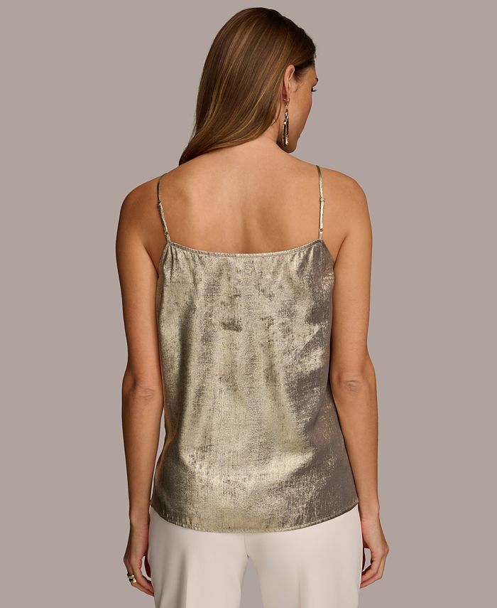 Donna Karan New York Donna Karan Women's Metallic Camisole - Macy's