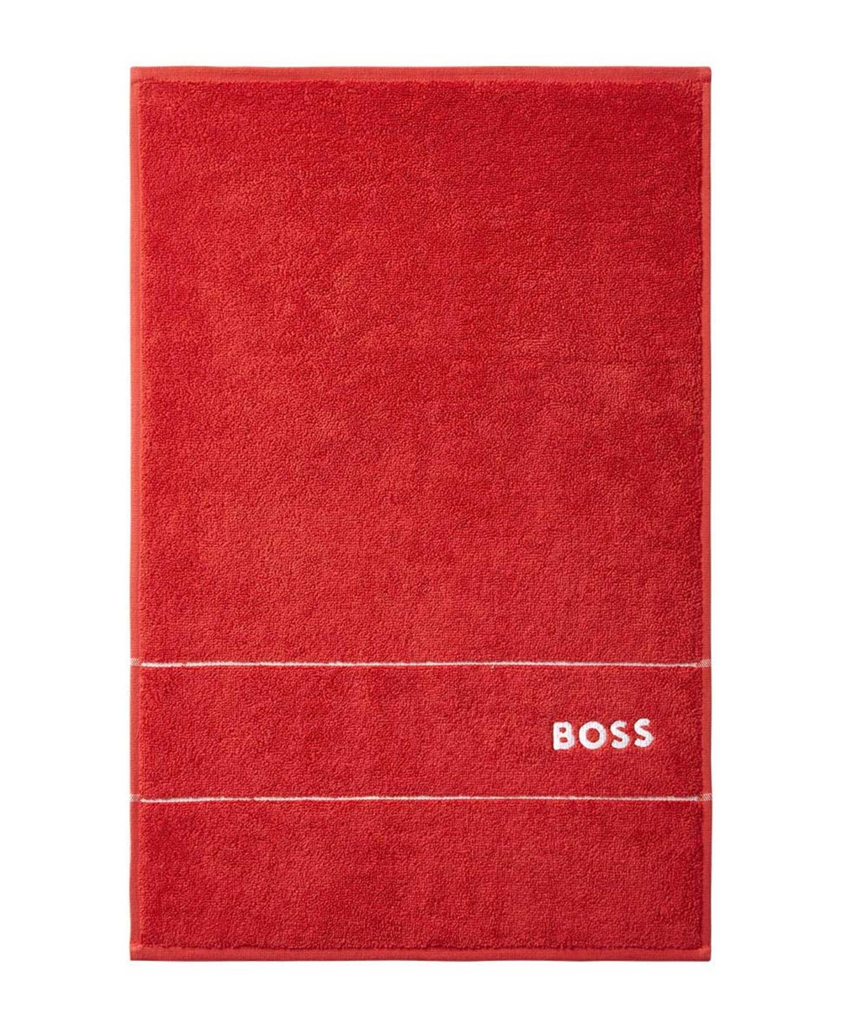 Click here for Boss Home Plain Cotton Hand Towel  16 x 24 - Red prices