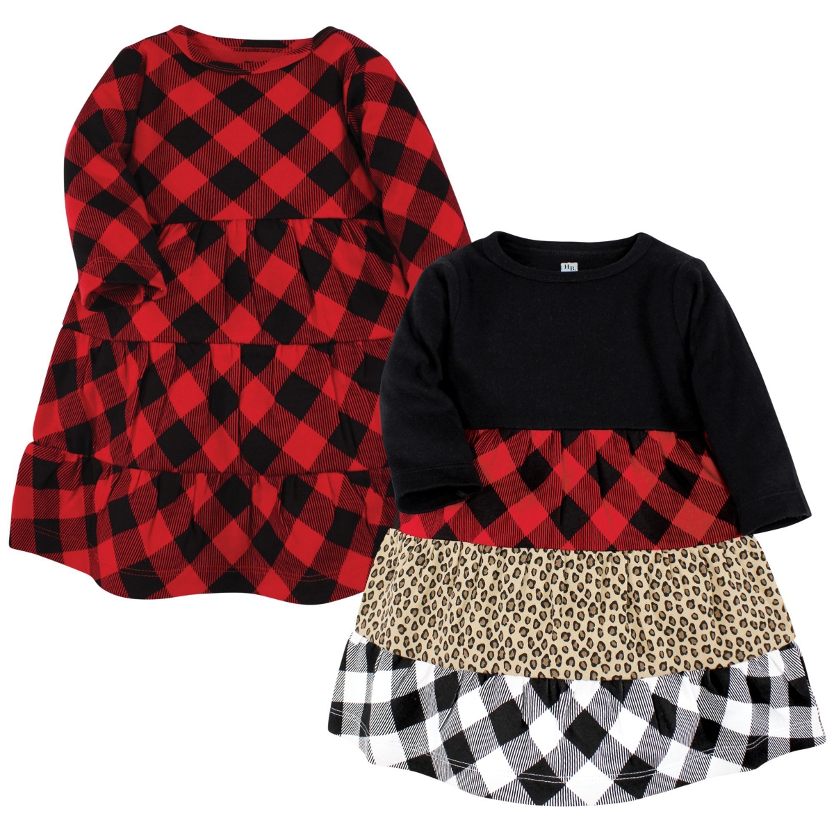 Click here for Hudson Baby Baby Girls Hudson 2Pk Long Sleeve Dres... prices