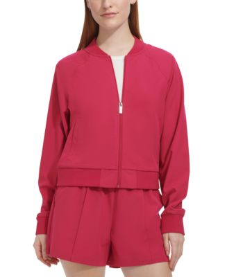 Andrew Marc Sport Women's Woven Bomber Jacket - Macy's