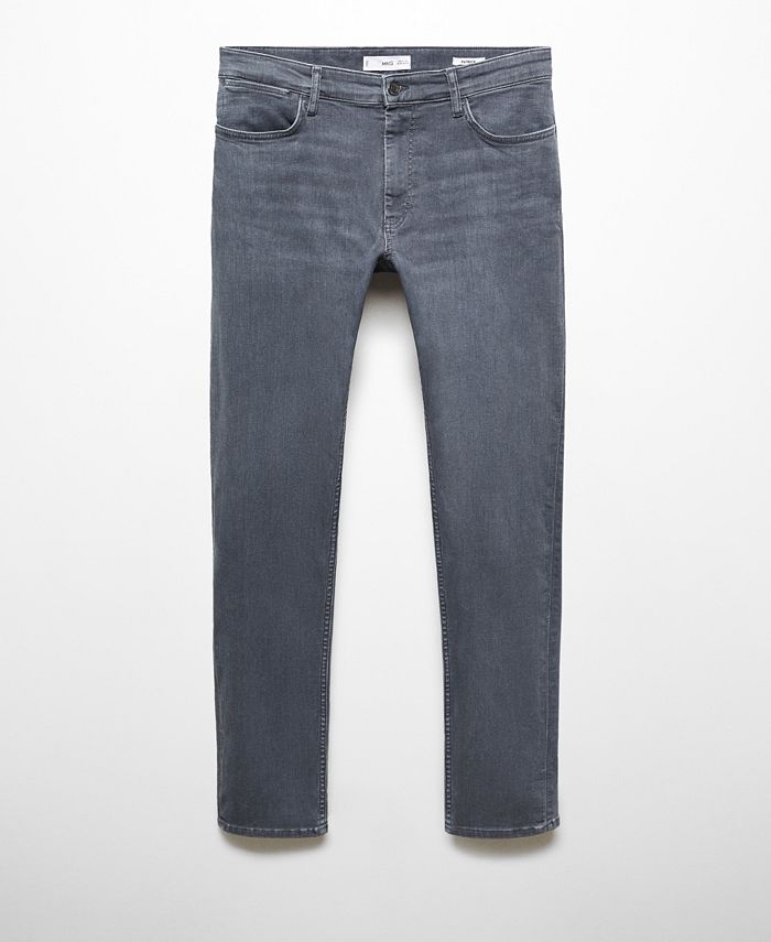 MANGO Men's Slim Fit Ultra Soft Touch Patrick Jeans - Macy's