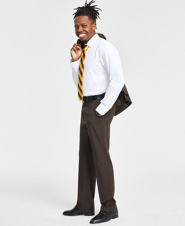 Tayion Collection Men's Classic-Fit Solid Suit Separate Pants - Macy's