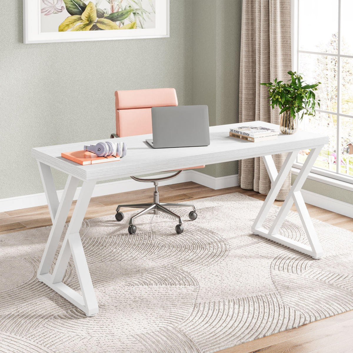 Click here for Tribesigns Writing Computer Desk  55 inch Heavy Du... prices