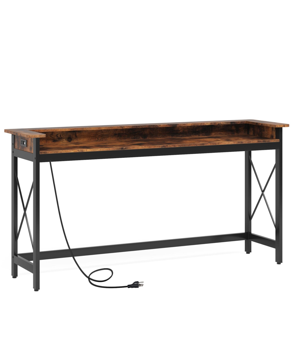 Click here for Tribesigns Sofa Table with Outlets and Usb Ports... prices