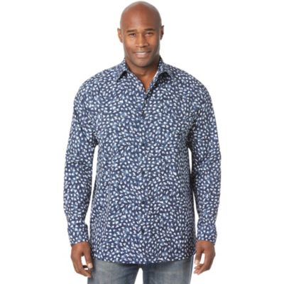 KingSize Big & Tall Performance Woven Button Down - Macy's