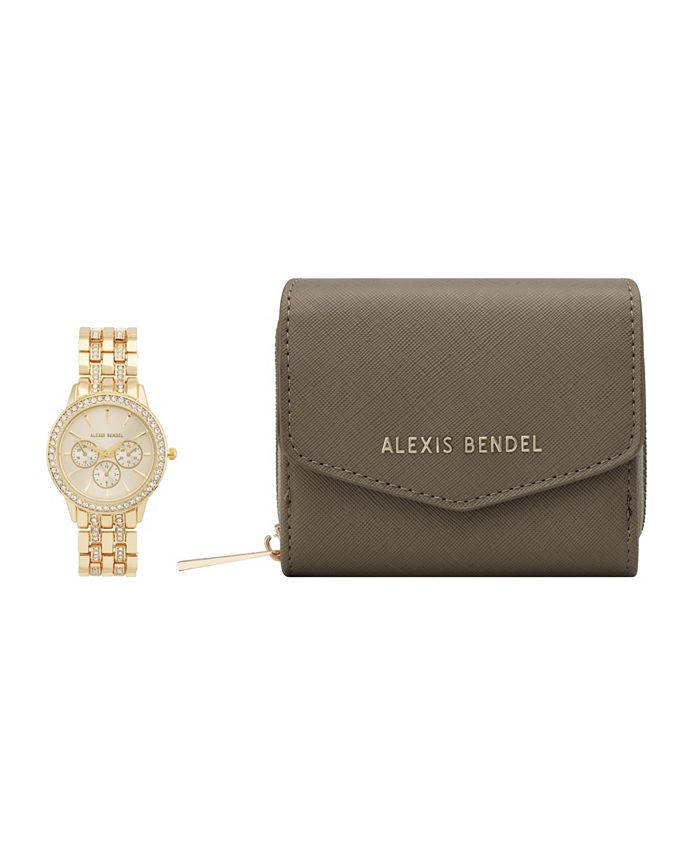 Alexis Bendel Women's Analog Gold-Tone Metal Alloy Bracelet Watch, 32mm ...