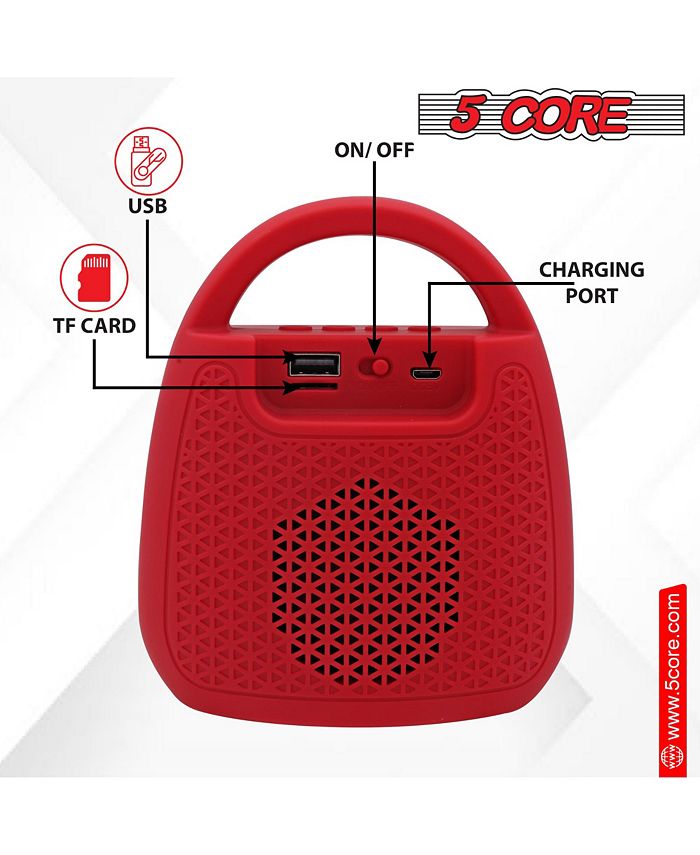 5 Core Bluetooth Speaker Wireless Outdoor Portable Waterproof Loud ...