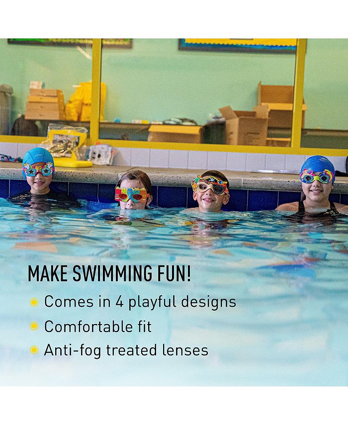 FINIS Girls Character Goggles - Fun Swim Goggles for The Pool - Anti ...