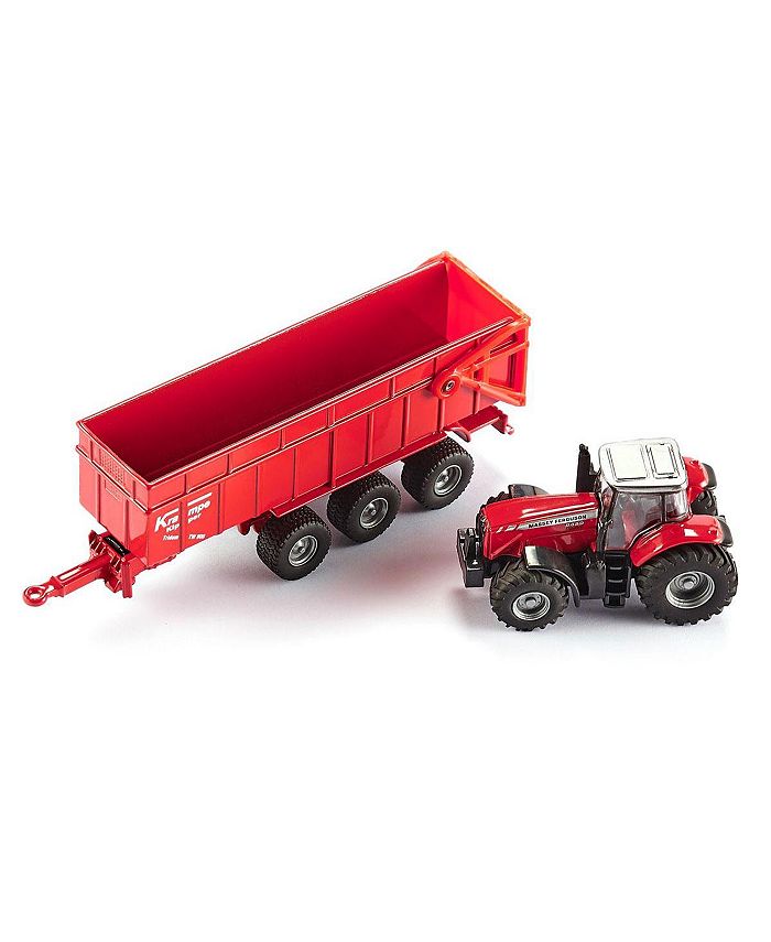 Siku 1/87 Massey Ferguson 8480 with Krampe Dump Trailer Siku-1844 - Macy's