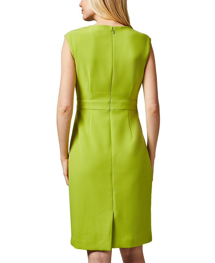 Kasper Petite Stretch-Crepe Sleeveless Sheath Dress - Macy's