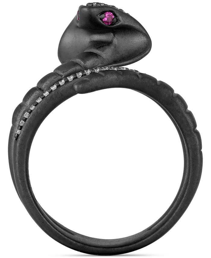 Disney Enchanted Vault Garnet (1/20 ct. t.w.) & Diamond (1/10 ct. t.w ...
