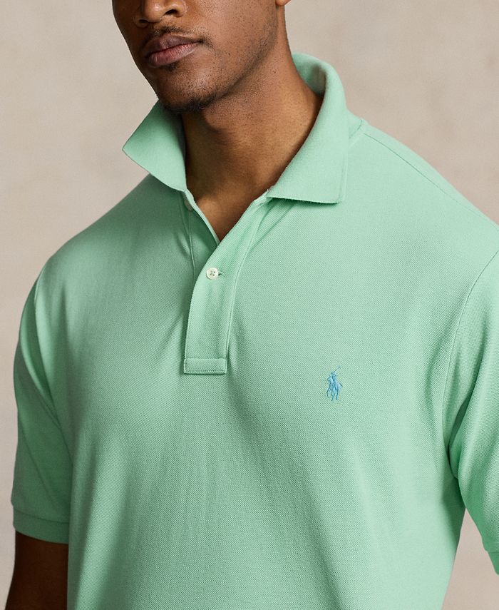 Polo Ralph Lauren Men's Big & Tall The Iconic Mesh Polo Shirt - Macy's