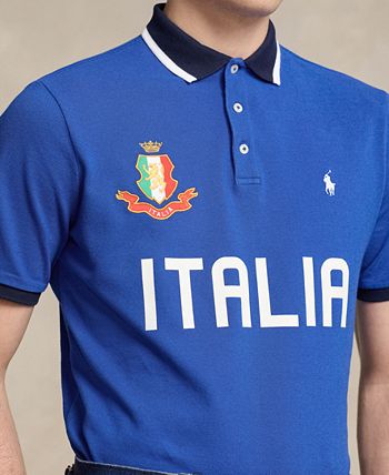Polo Ralph Lauren Men's Classic-Fit Italy Polo Shirt - Macy's