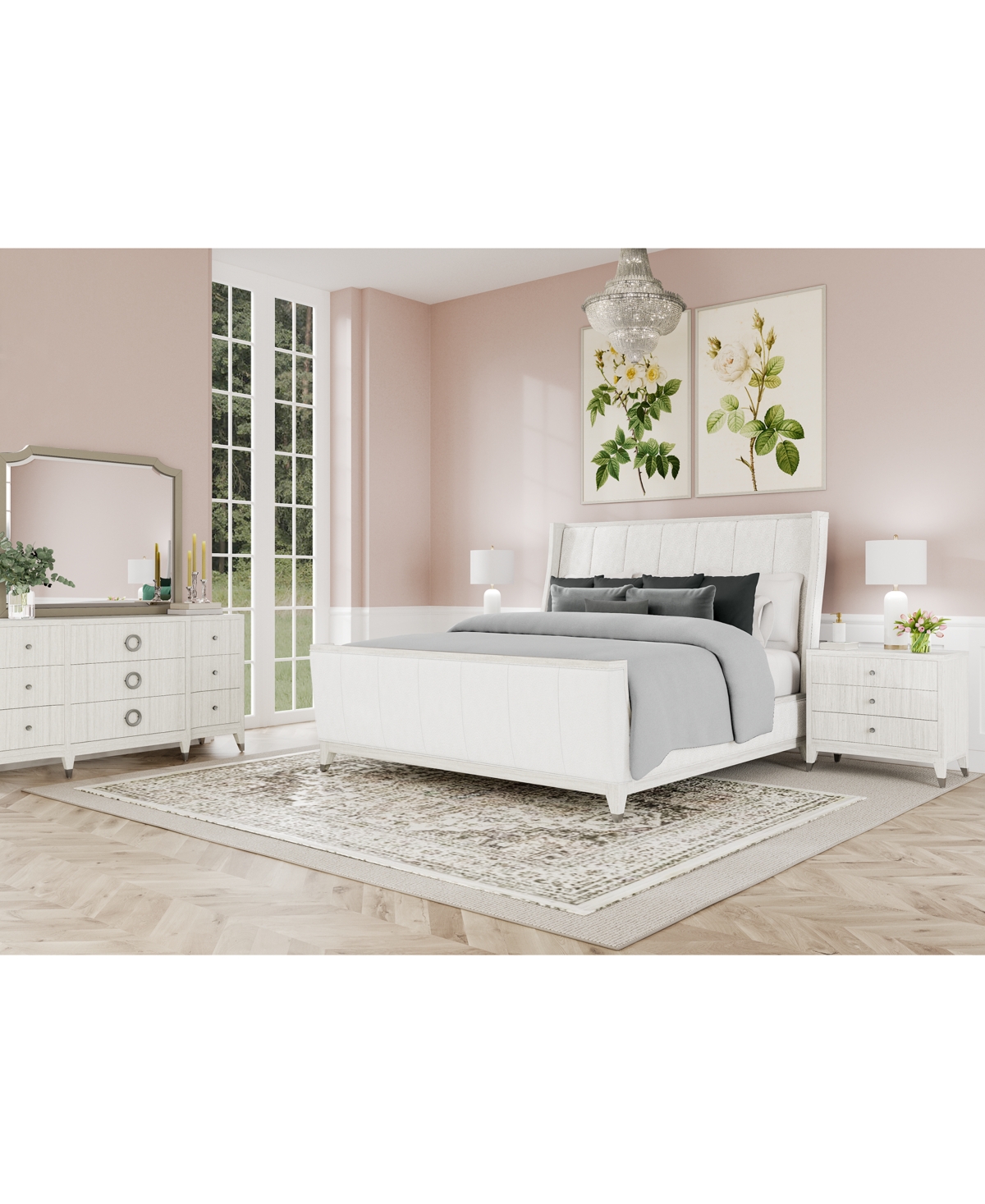 Click here for Warlington King 3 Pc. Set (Bed  Dresser & Nightsta... prices