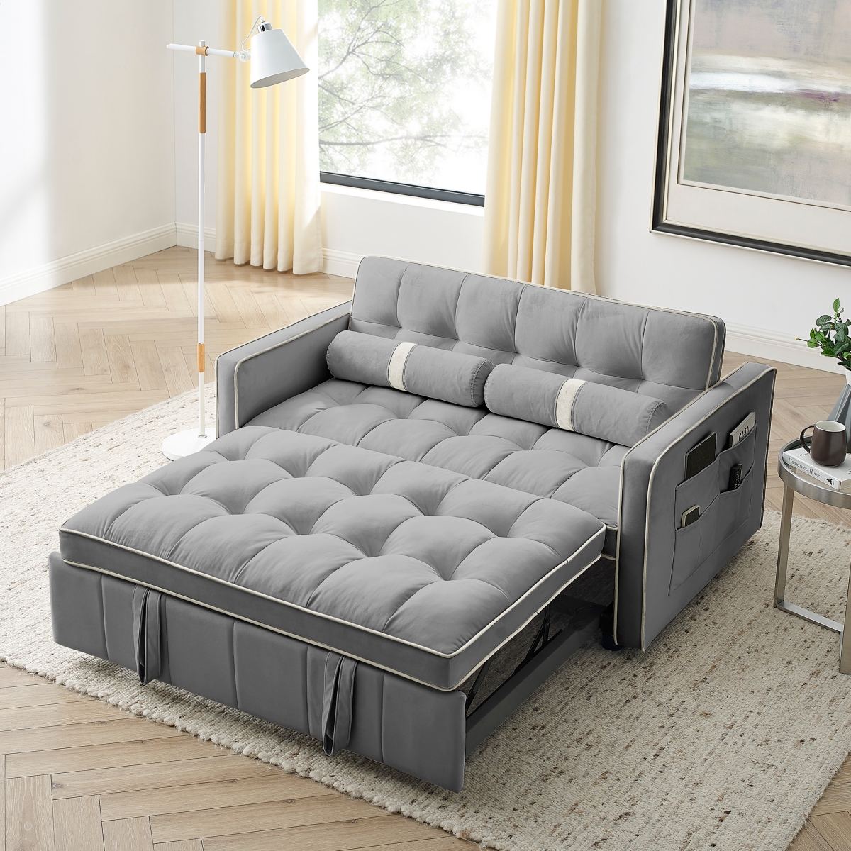 Click here for Streamdale 55.5" Pullout Sleep Sofa with Pock... prices