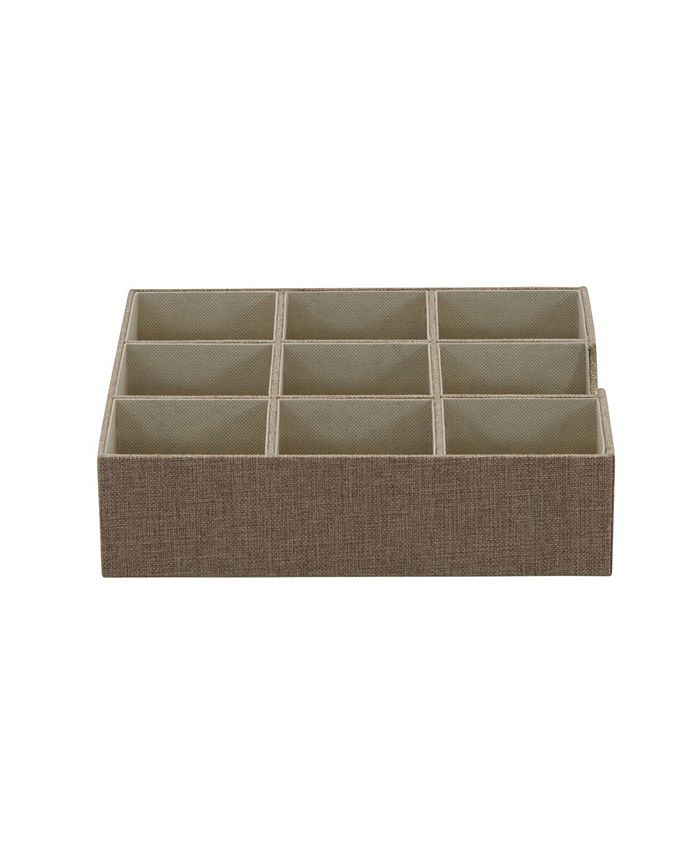Household Essentials Drawer Organizer Tray 9 Square Compartment - Macy's
