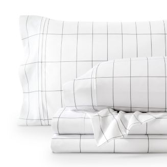 Bare Home Ultra-Soft Double Brushed Print Sheet Set - Macy's