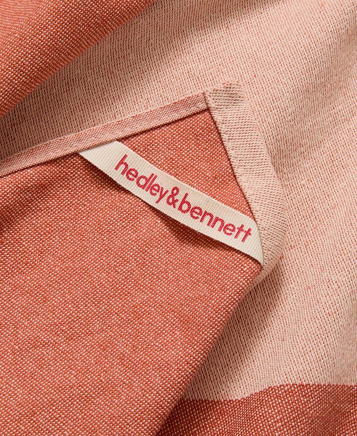 Hedley & Bennett Cotton Colorblocked Chef Towels, Set of 3 - Macy's