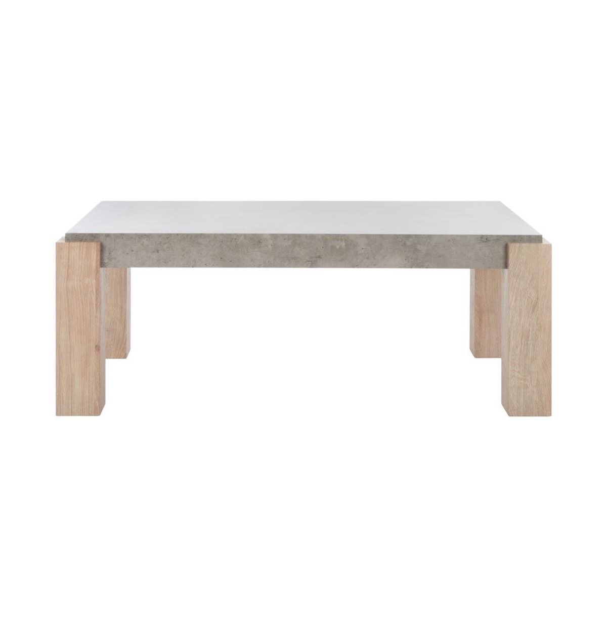 Safavieh Coromio Coffee Table - Light grey/natural