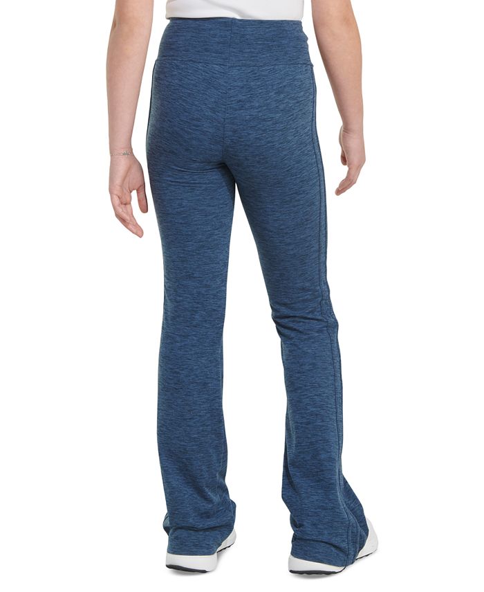 adidas Big Girls Detached-Waistband Mélange Flare-Leg Pants - Macy's