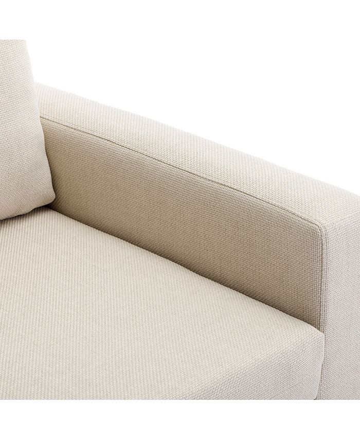 Simplie Fun Single Seat Module Sofa Sectional Couch, Cushion Covers Non ...