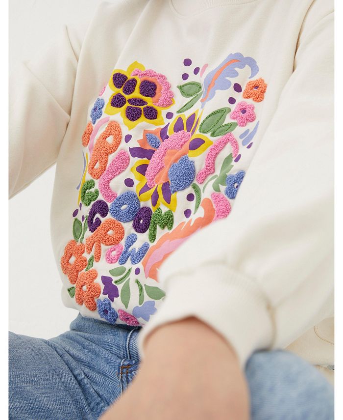 FatFace Women's Alex Art Floral Crew Sweatshirt - Macy's