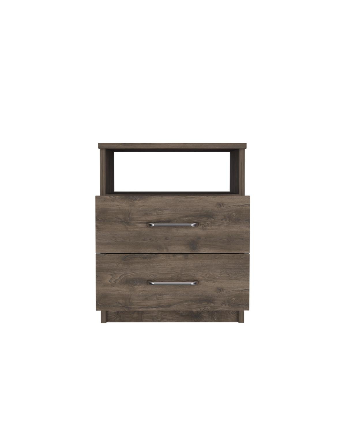 Click here for Streamdale Nightstand Olienza  Two Drawers  One Sh... prices