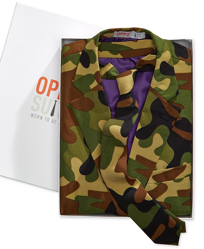 OppoSuits Men's Commando Camouflage Suit - Macy's