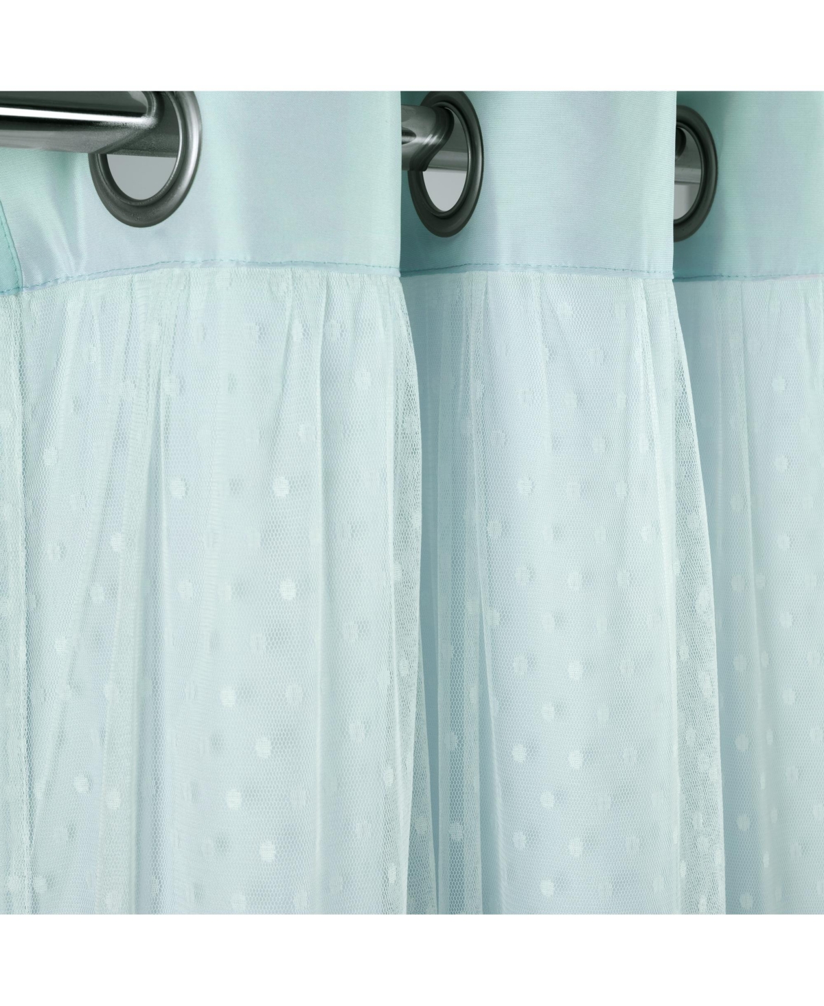 Click here for Lush Decor Cottage Polka Dot Sheer Window Curtain... prices