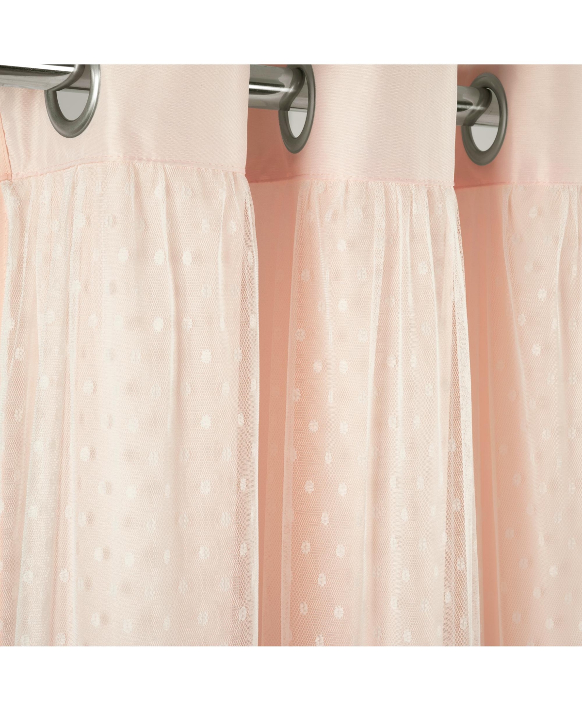 Click here for Lush Decor Cottage Polka Dot Sheer Window Curtain... prices