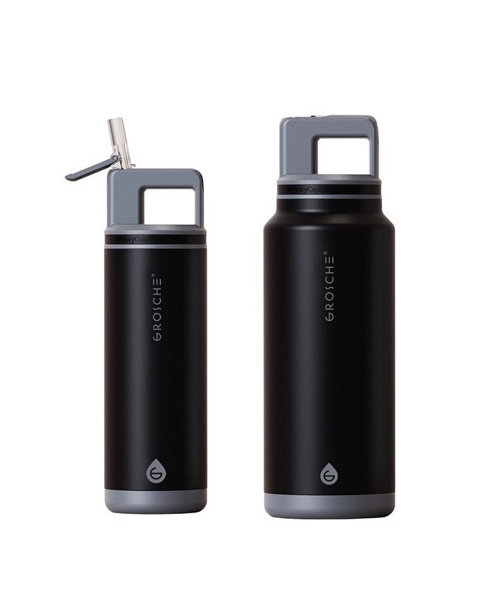 GROSCHE Alpine Flip 'N Sip Insulated Water Bottle with Straw 2pk 20 OZ ...