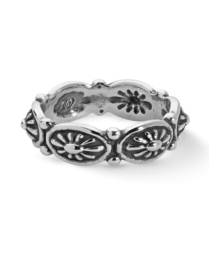 American West Jewelry Sterling Silver Women's Ring, Concha Design ...