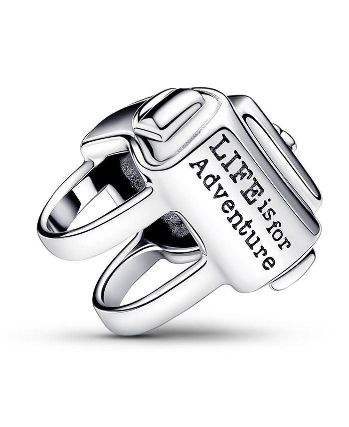 Pandora Sterling Silver Adventure Backpack Charm - Macy's