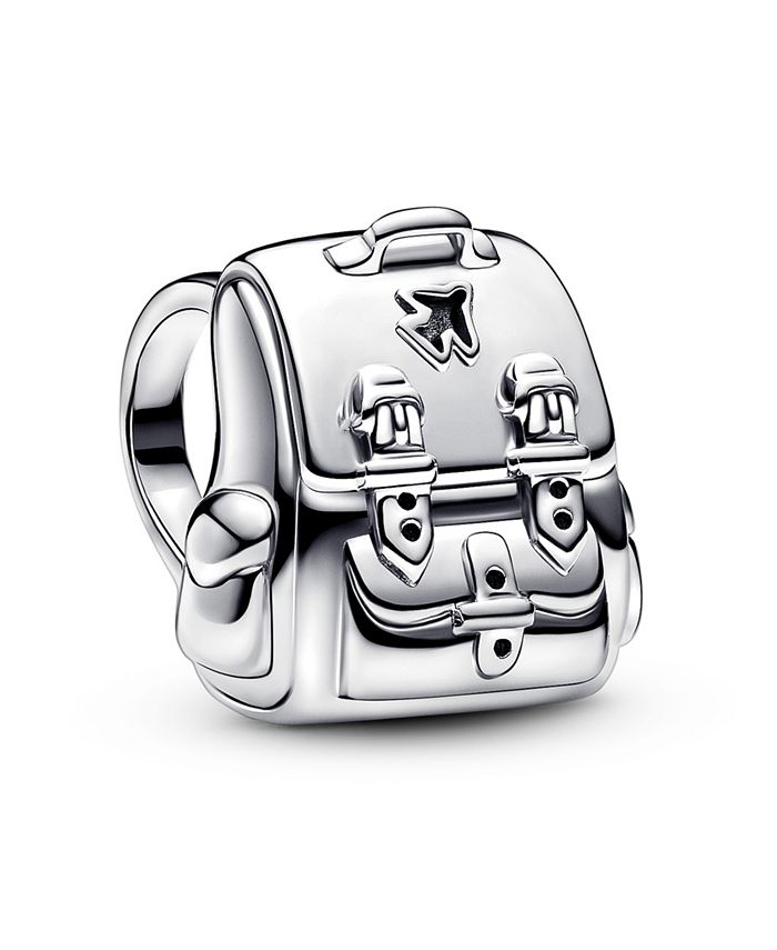 Pandora Sterling Silver Adventure Backpack Charm - Macy's