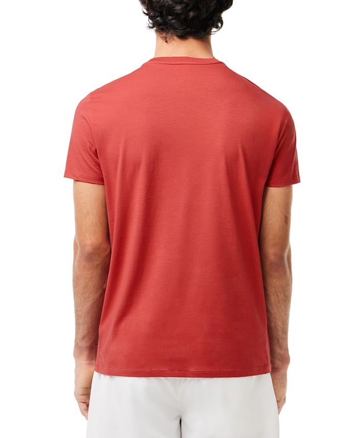 Lacoste Men's Classic Crew Neck Soft Pima Cotton T-Shirt - Macy's