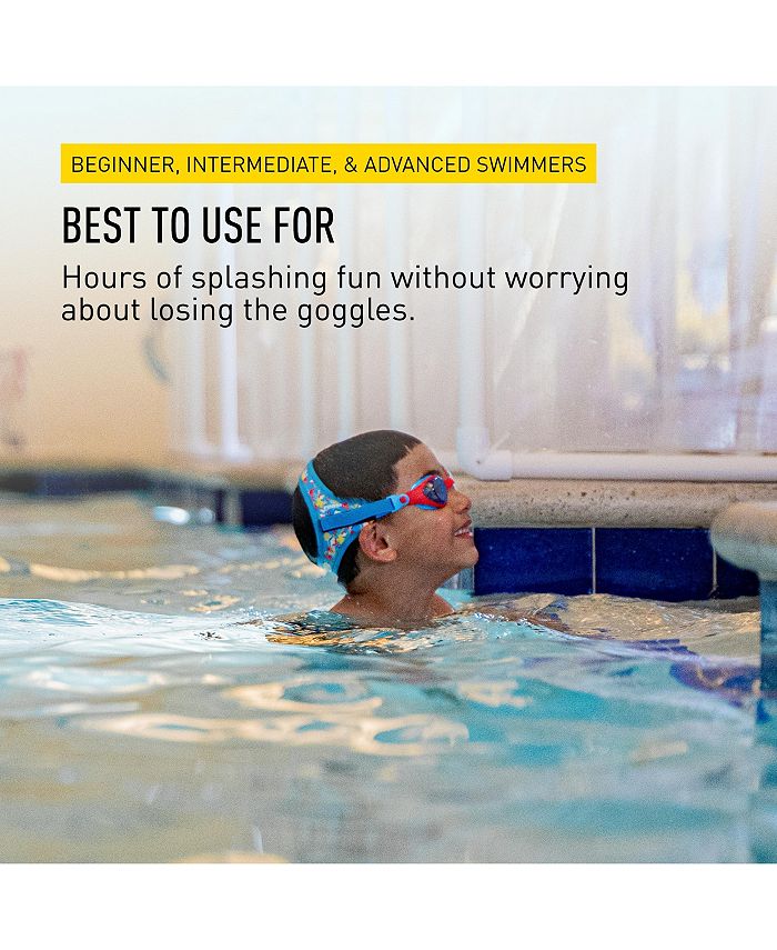 FINIS Kids DragonFly Goggles Swim Goggles for Ages 4-12 with UV ...