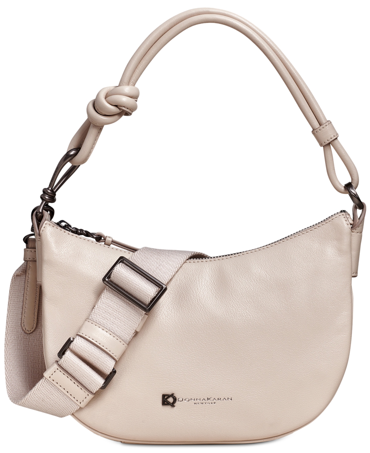 Click here for Donna Karan New York Roslyn Small Leather Hobo Bag... prices