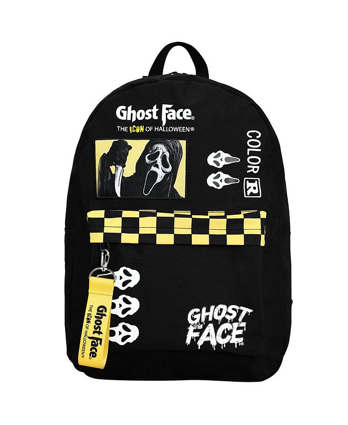 Scream Classic Horror Movie Ghost Face Character Checkered Backpack ...