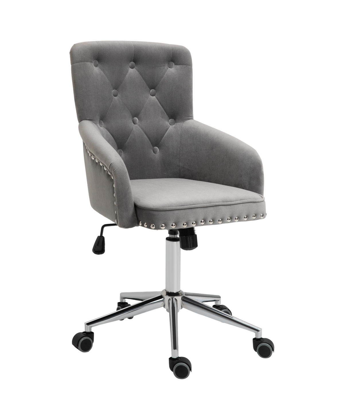 Click here for Homcom Home Office Desk Chair with Nailhead Trim &... prices