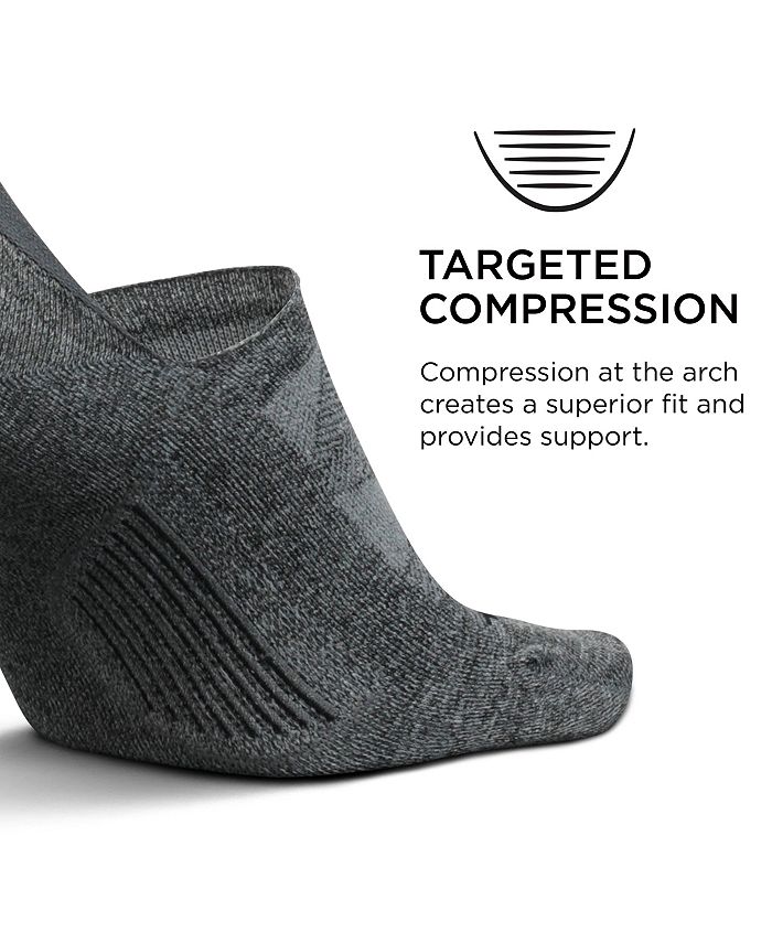 Feetures Men's Elite Ultralight Invisible Socks - Anti-Slip Sport Sock ...