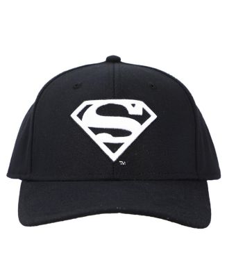 DC Comics Men's Superman White Logo Black Snapback Hat - Macy's