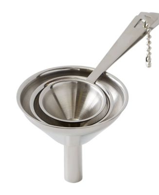RSVP International Endurance Stainless Steel 3 Piece 3" D Mini Funnel ...