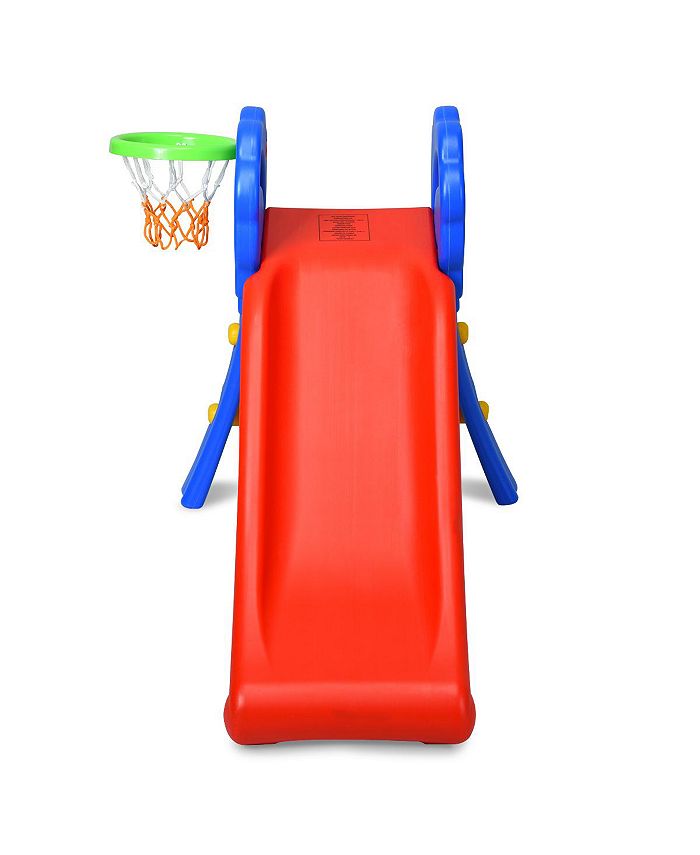 Costway Children Kids Toddlers Folding Slide W/Bask - Macy's